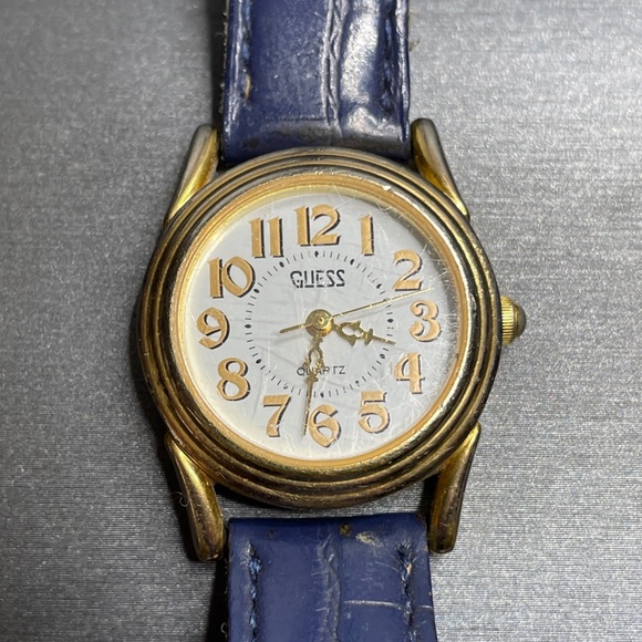 Guess by Marciano | Accessories | Vintage Guess Watch 99 White Gold ...